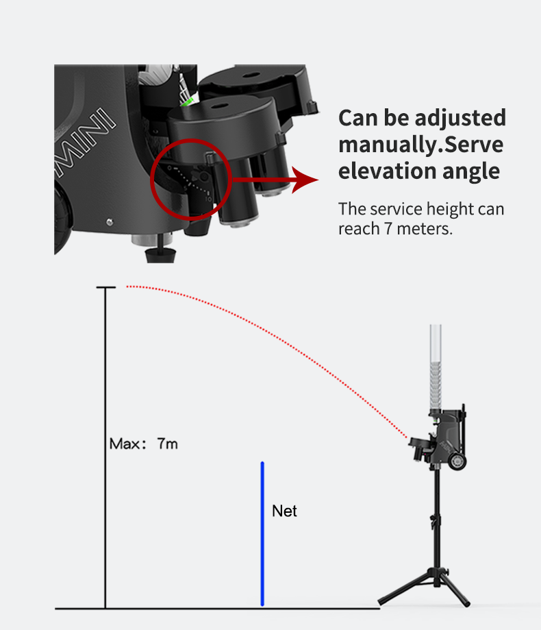Mini badminton Feeder - The Best Sports Training machines - BigToy Tech